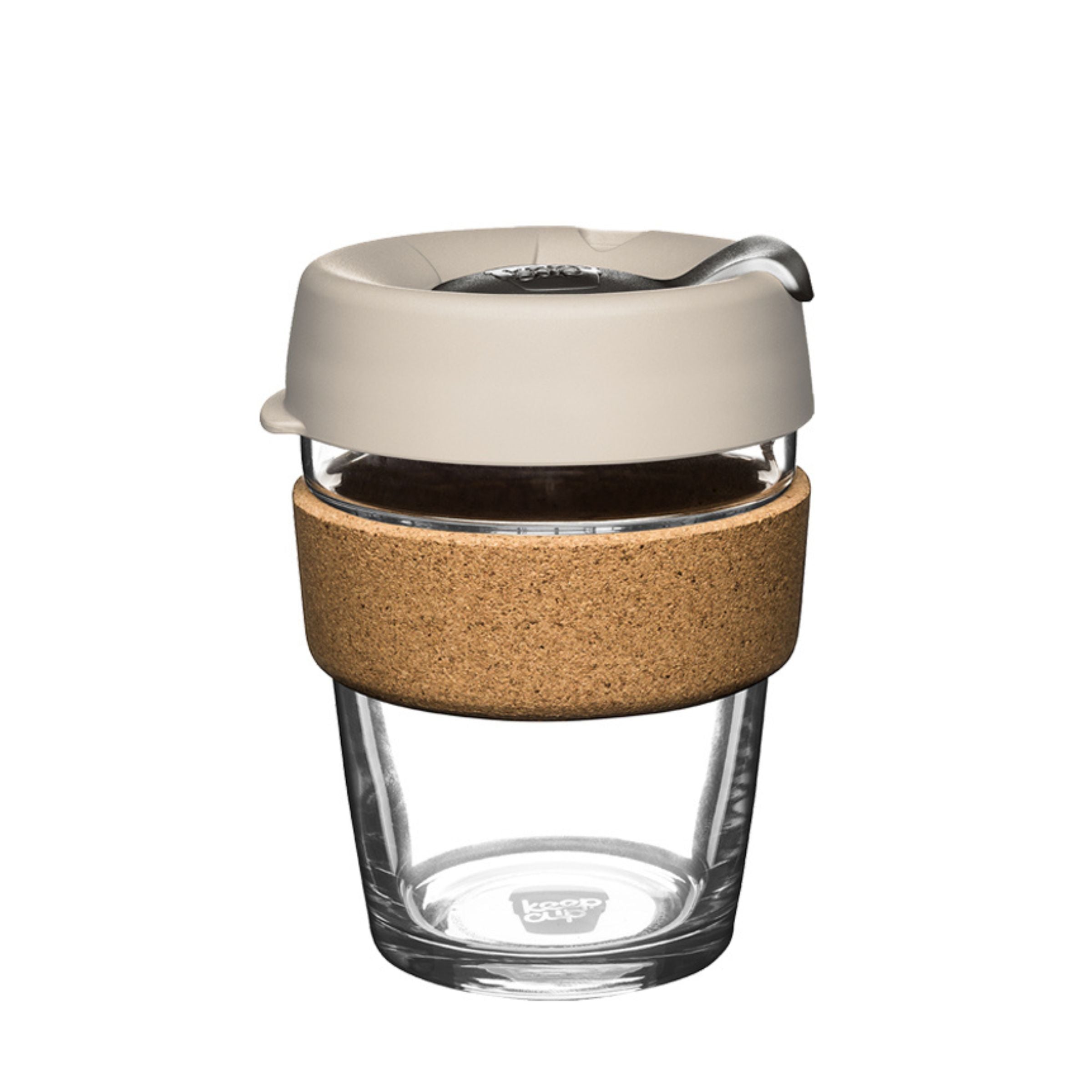 Reusable Glass Coffee Cup with Cork Band 12oz. – Hill + House